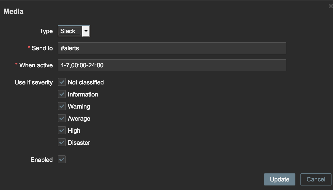 GitHub - ronivay/zabbix-slack: Simple bash script for slack notifications from zabbix